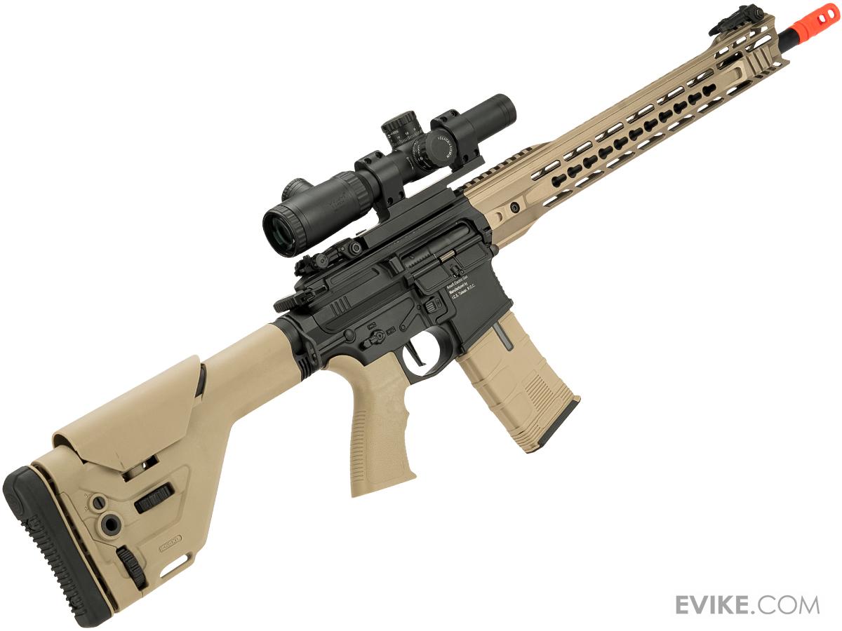 ICS CXP-MARS Full Metal DMR Airsoft AEG (Color: Black / Tan), Airsoft ...
