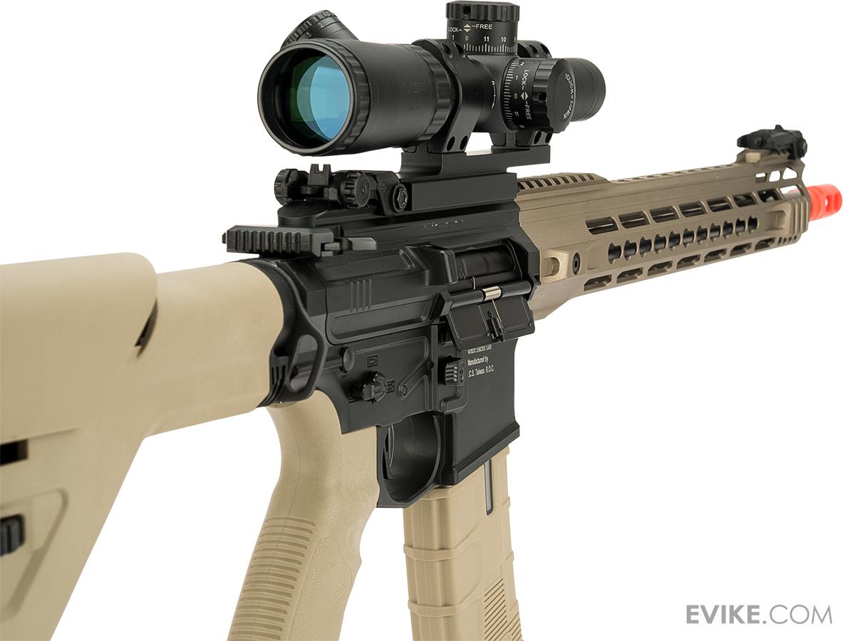 ICS CXP-MARS Full Metal DMR Airsoft AEG (Color: Black / Tan), Airsoft ...