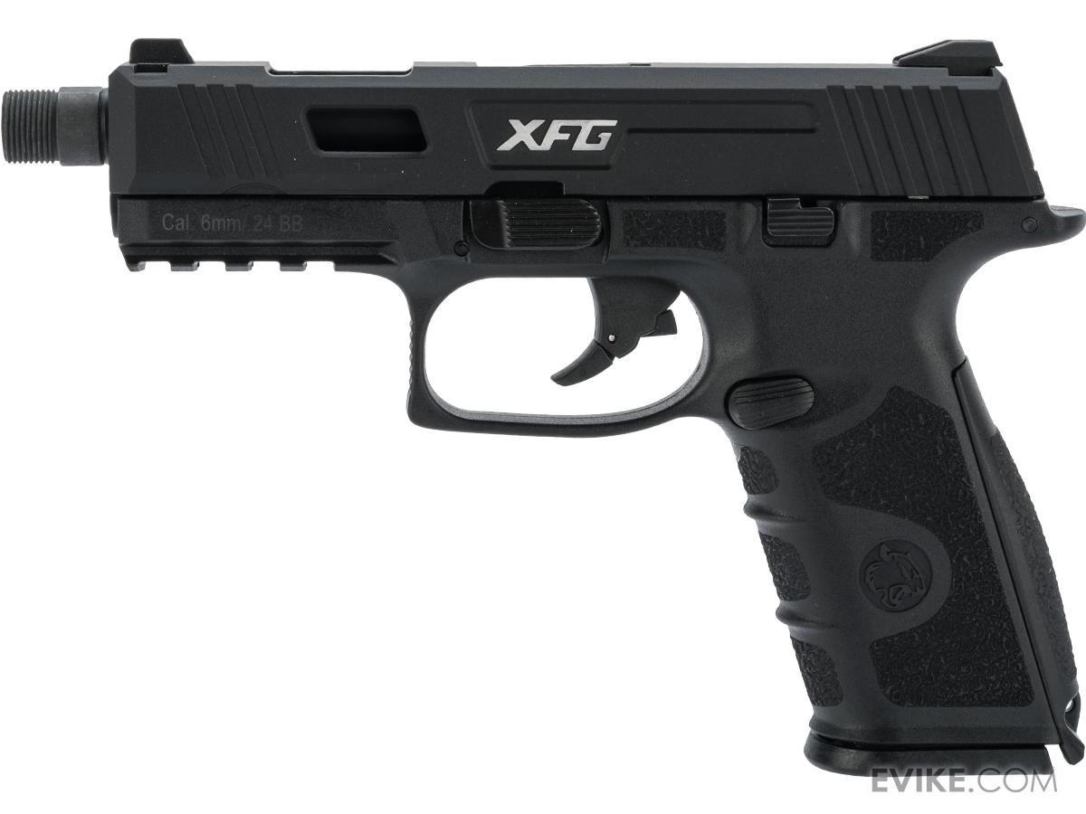 ICS BLE-XFG Ambidextrous Airsoft Gas Blowback Pistol (Color: Black ...