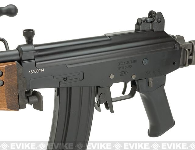 ICS Full Metal Galil ARM Airsoft AEG Rifle with Side Folding Stock ...