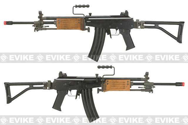 ICS Full Metal Galil ARM Airsoft AEG Rifle with Side Folding Stock ...