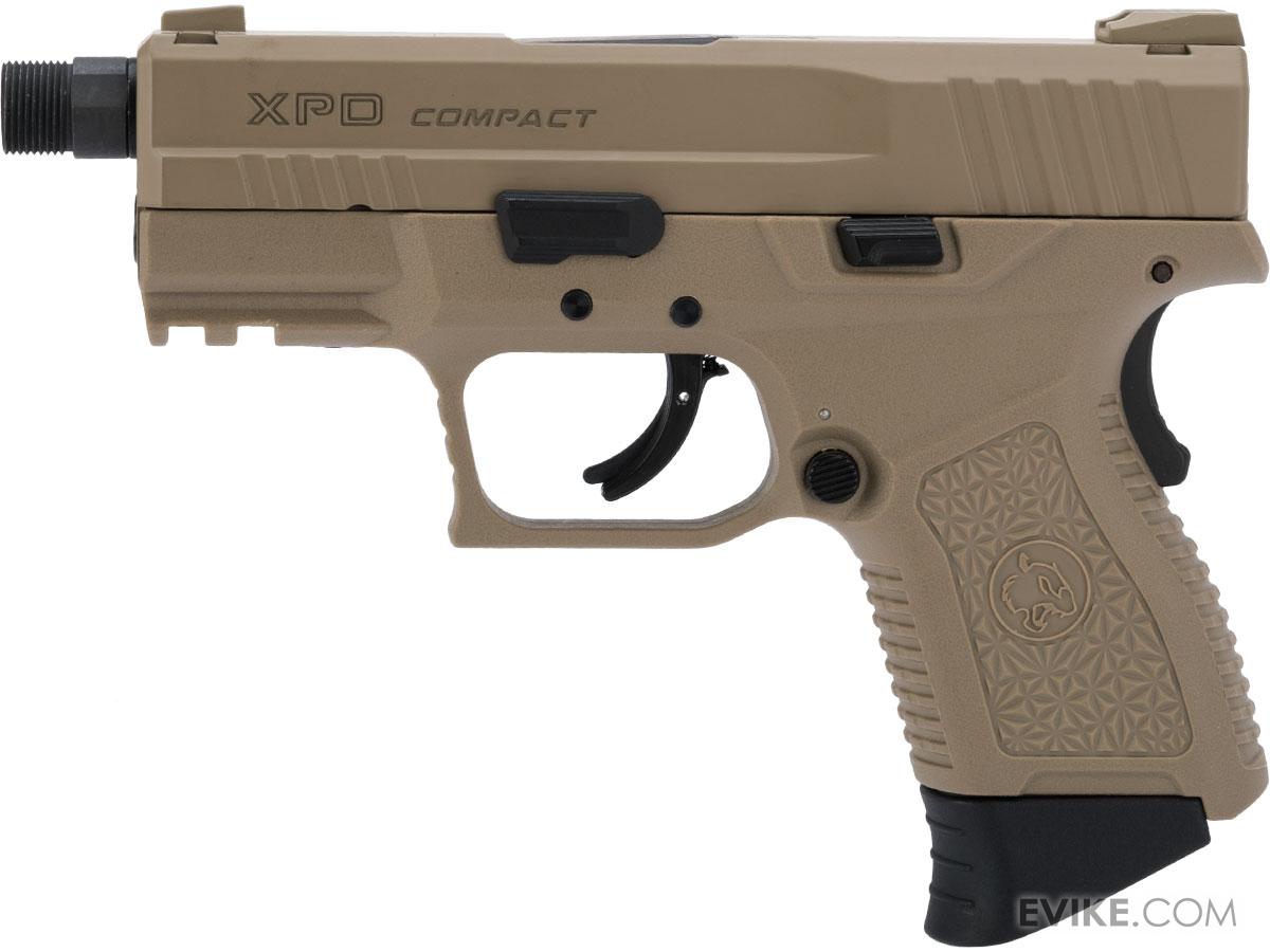ICS BLE-XPD Ambidextrous Airsoft Gas Blowback Pistol (Color: Tan ...