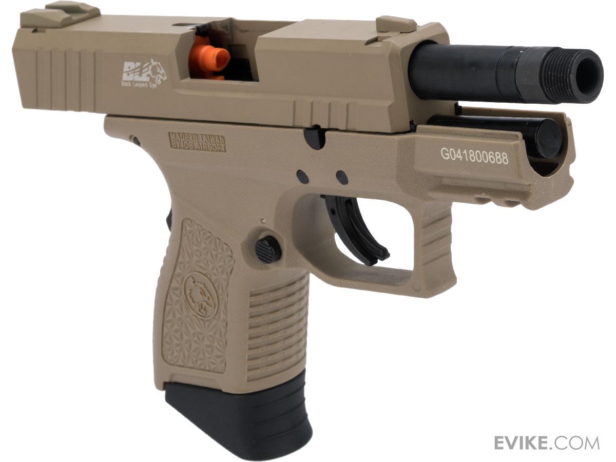 ICS BLE-XPD Ambidextrous Airsoft Gas Blowback Pistol (Color: Tan ...