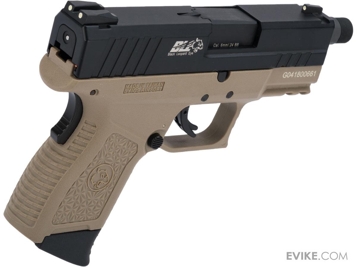 ICS BLE-XPD Ambidextrous Airsoft Gas Blowback Pistol (Color: Black ...