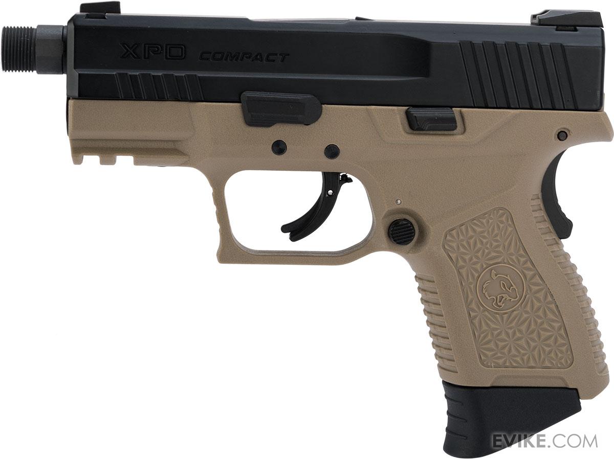 ICS BLE-XPD Ambidextrous Airsoft Gas Blowback Pistol (Color: Black ...