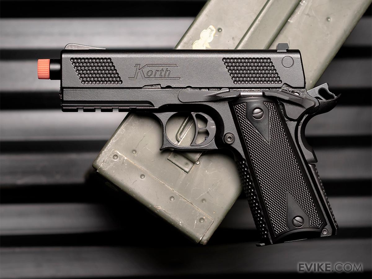 ICS Korth Licensed PRS Airsoft Gas Blowback Pistol, Airsoft Guns, Gas ...