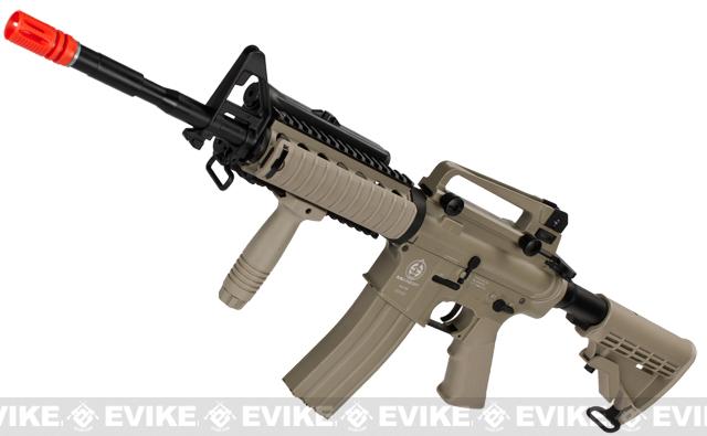 z ICS M4-RIS Full Metal Airsoft AEG Rifle - Tan, Airsoft Guns, Airsoft ...