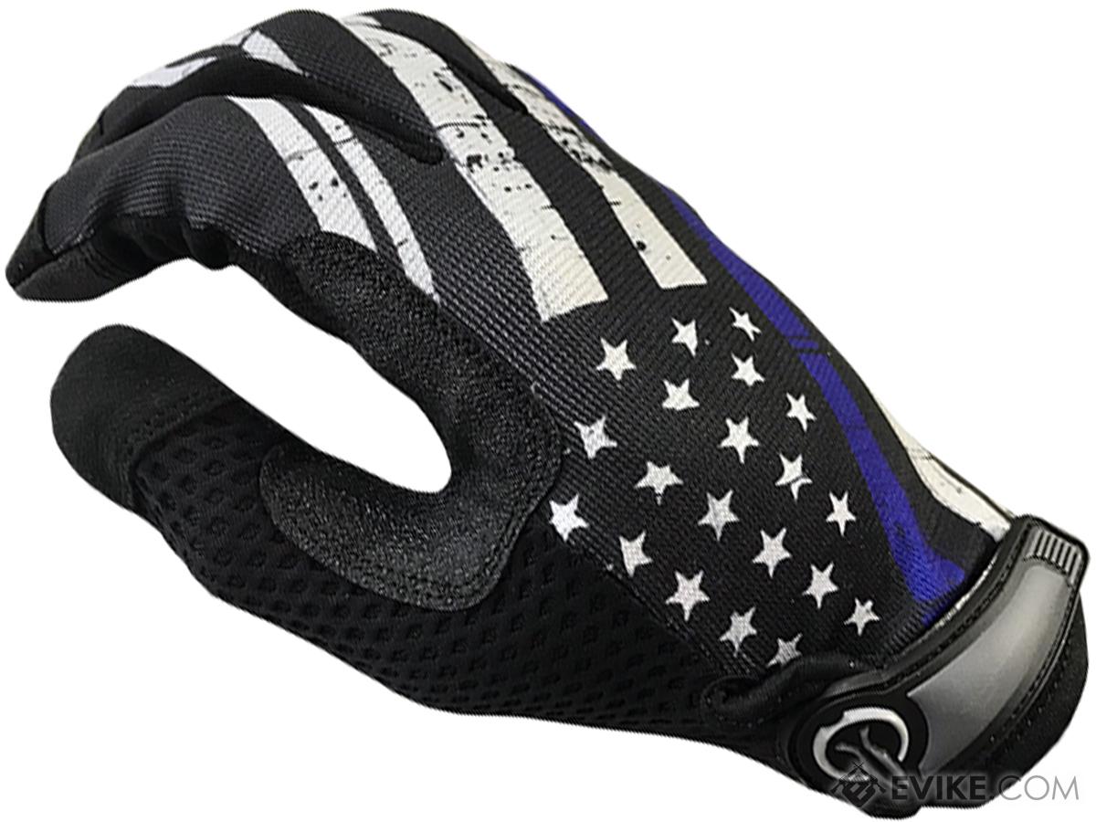 Industrious Handwear Unlined Gloves (Model: Blue Line American Flag ...