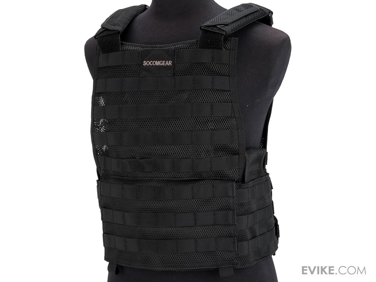 Socom Gear TMS Lightweight Plate Carrier (Color: Black), Tactical Gear ...