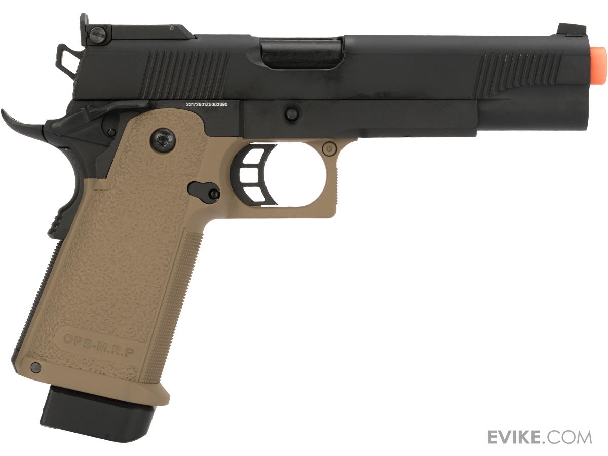 JAG Arms GM5 5.1 Gas Blowback Airsoft Pistols (Color: Black / Tan ...