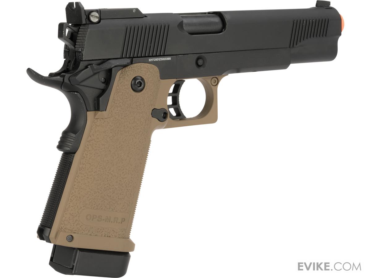 JAG Arms GM5 5.1 Gas Blowback Airsoft Pistols (Color: Black / Tan ...