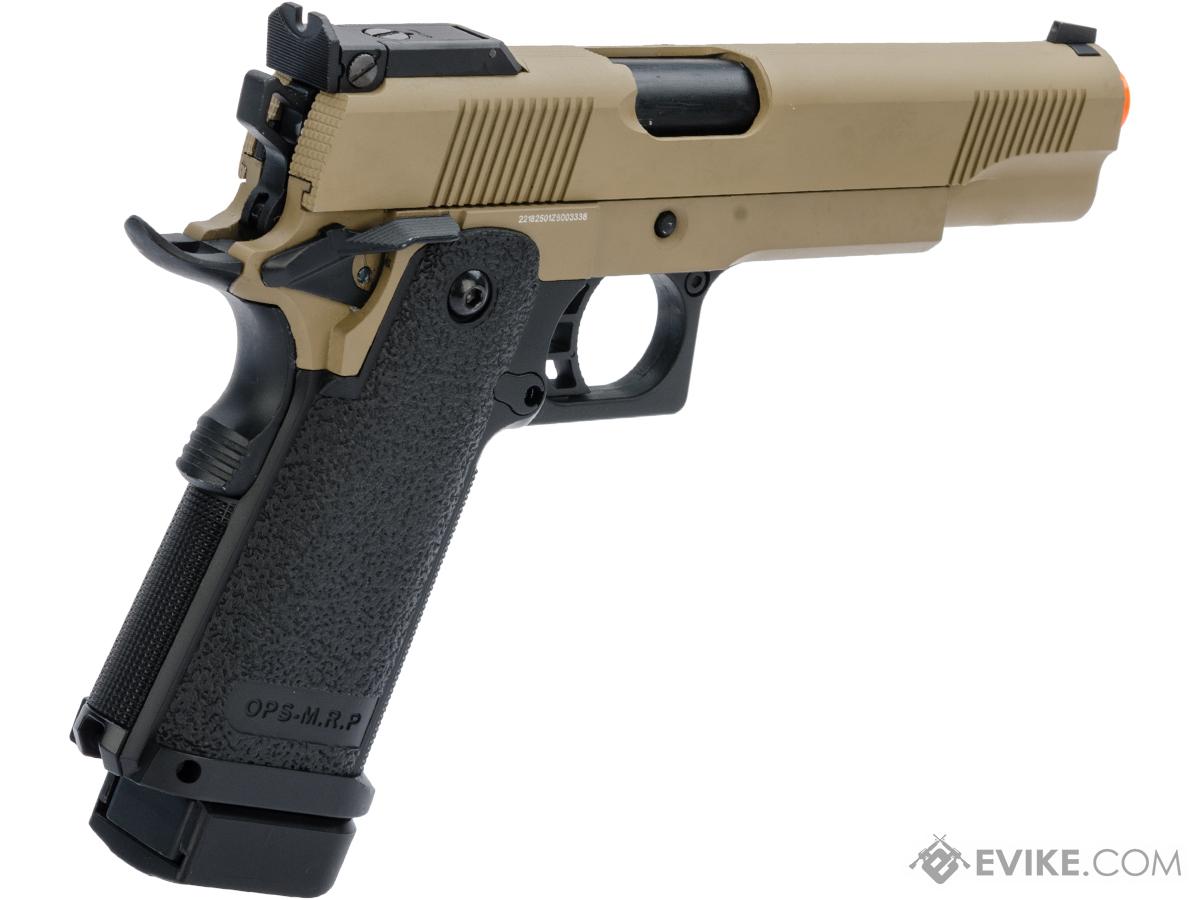 JAG Arms GM5 5.1 Gas Blowback Airsoft Pistols (Color: Tan / Black ...