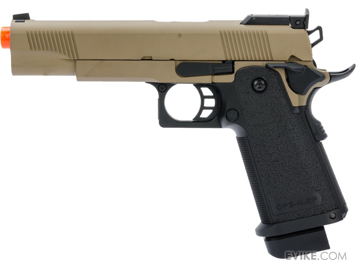 JAG Arms GM5 5.1 Gas Blowback Airsoft Pistols (Color: Tan / Black ...