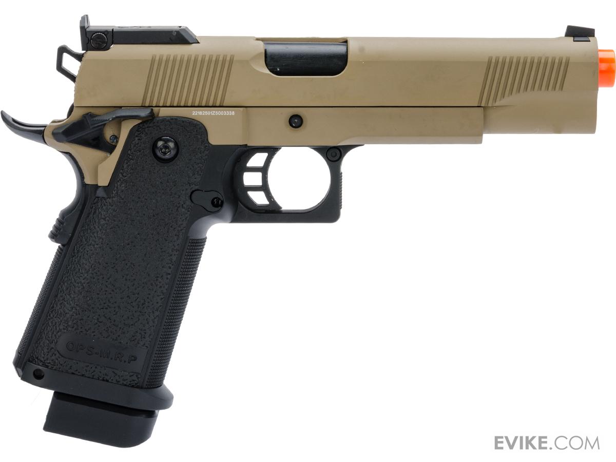 JAG Arms GM5 5.1 Gas Blowback Airsoft Pistols (Color: Tan / Black ...