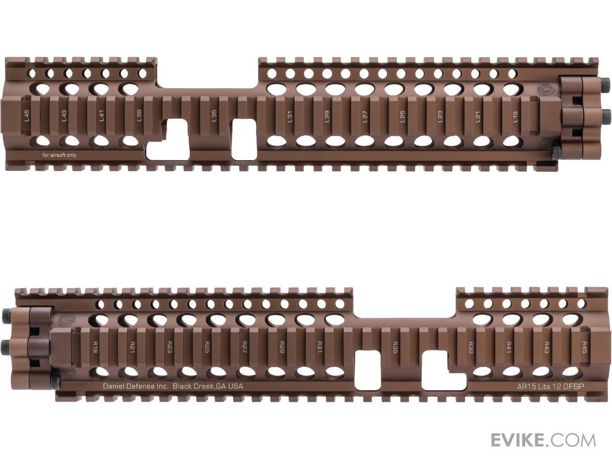 Madbull Licensed Daniel Defense AR15 FSP Lite Rail CNC Aluminum Airsoft ...