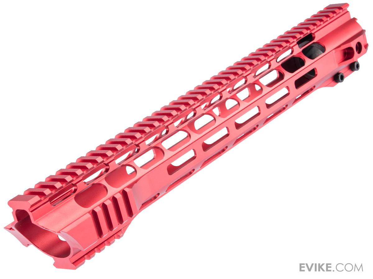 JE Machine 15" Free Float Slant Cut Quad Rail M-LOK Handguard (Model: G ...