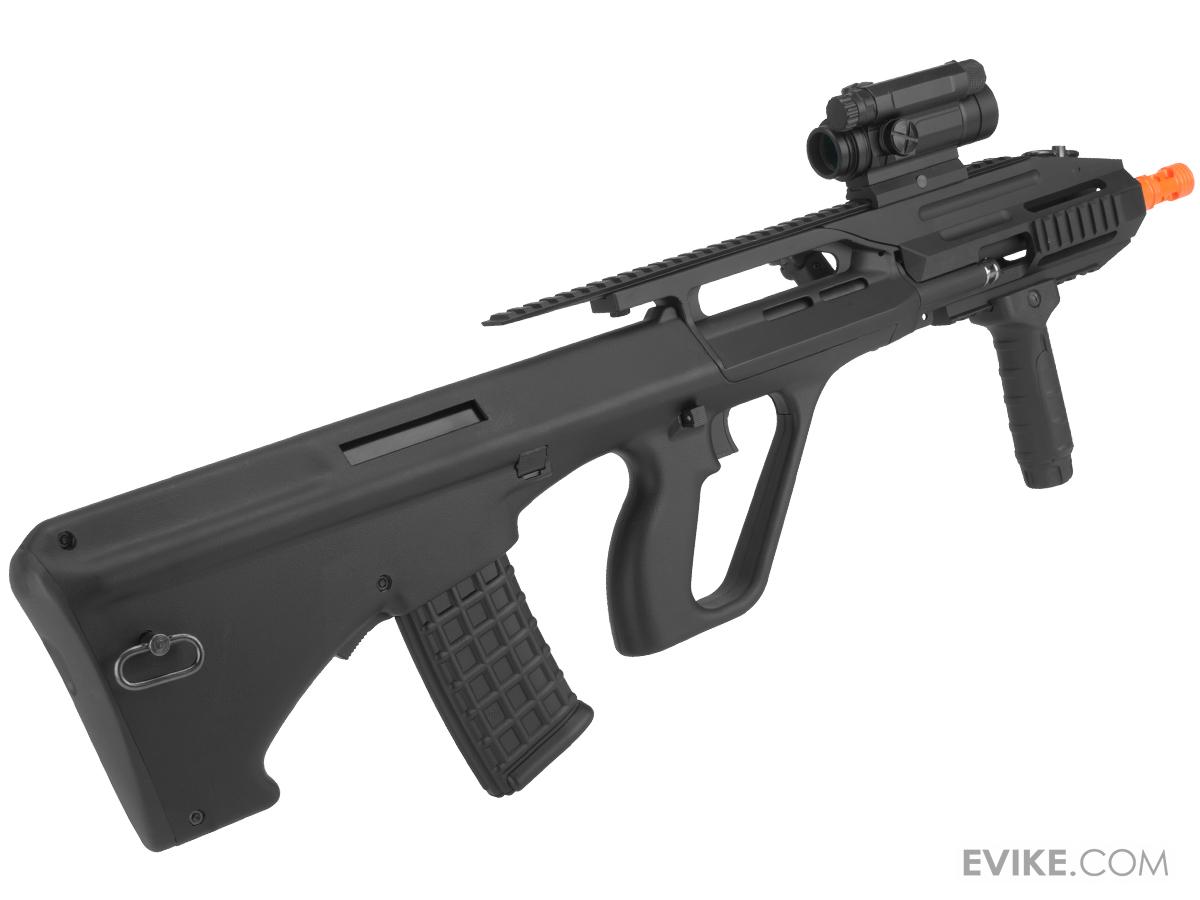 JG Custom Series AUG RAS Full Size Airsoft AEG Rifle (Package: Rifle ...