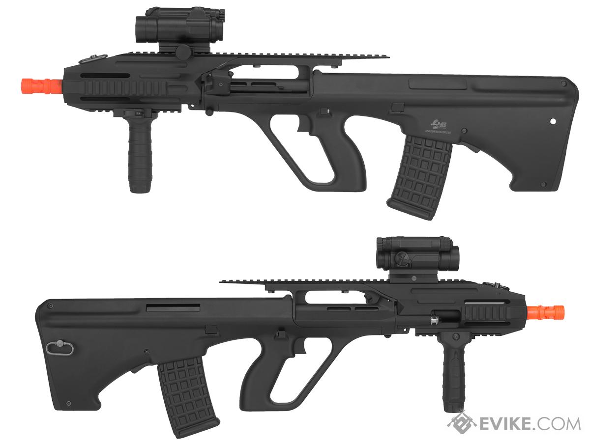 JG Custom Series AUG RAS Full Size Airsoft AEG Rifle (Package: Rifle ...