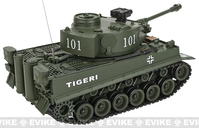 1:20 Scale RC Airsoft BB Firing Battle Tank (Model: Tiger / Green ...