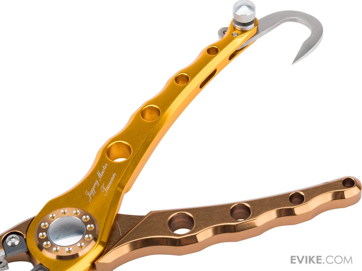 Jigging Master Elite Fishing Large Plier w/ Integrated Hand Gaff (Color ...