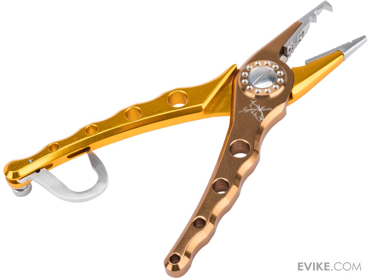 Jigging Master Elite Fishing Large Plier w/ Integrated Hand Gaff (Color ...