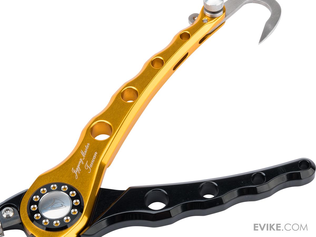 Jigging Master Elite Fishing Large Plier w/ Integrated Hand Gaff (Color ...