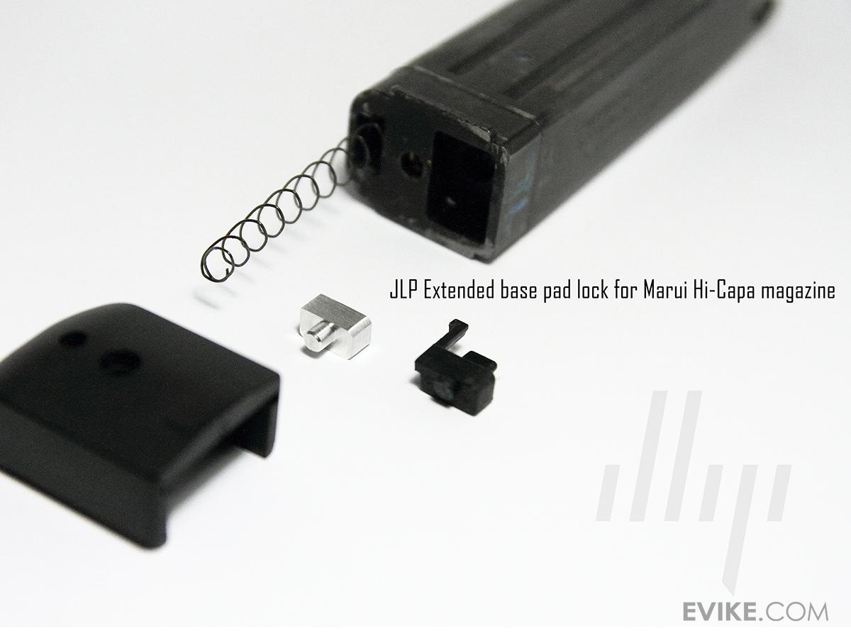 JL Progression Aluminum Extended Magazine Base Pad Lock for TM Hi-Capa ...