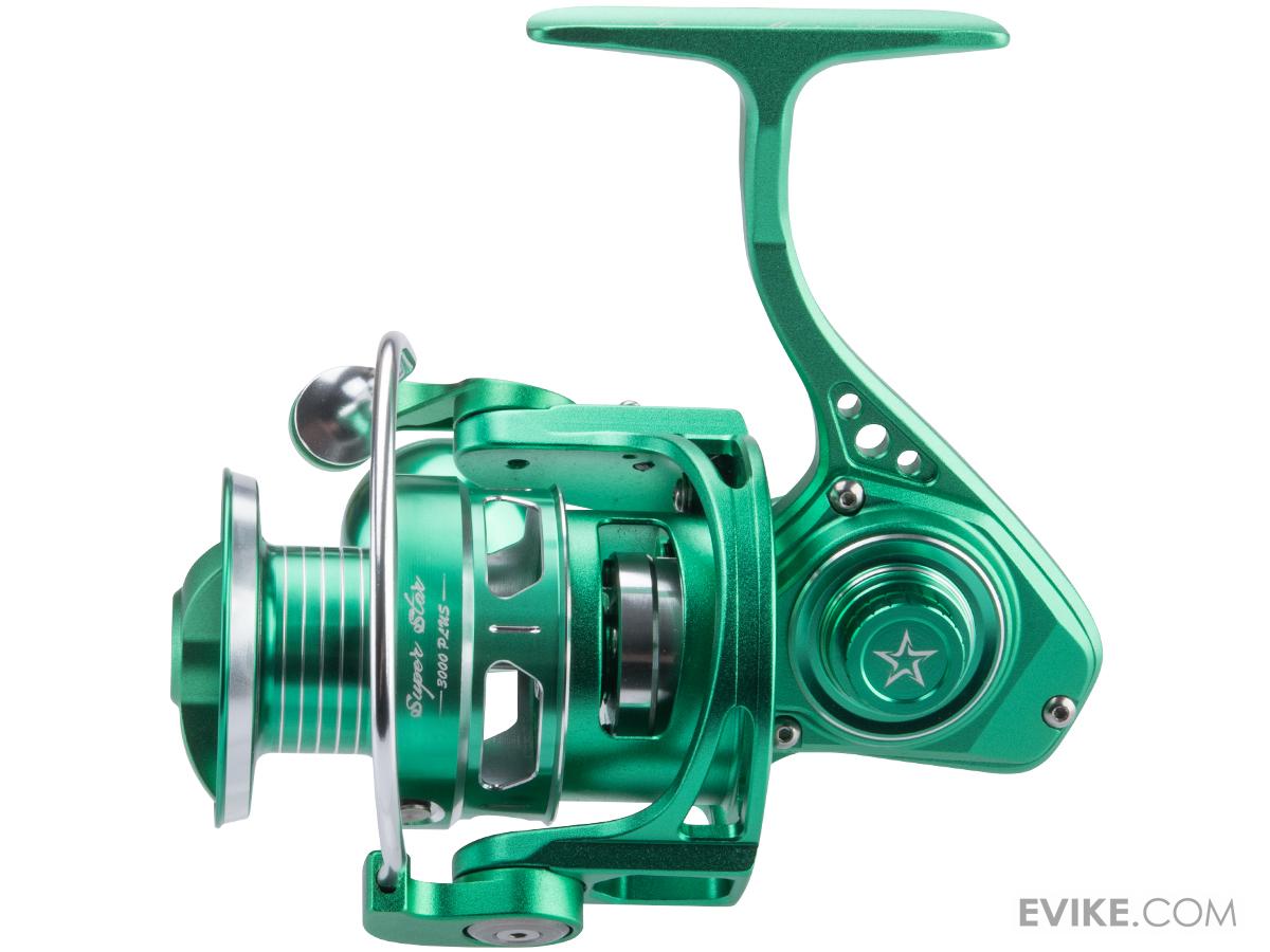 Jigging Master Super Star Spinning Reel (Color: Green - Silver / 3000H ...