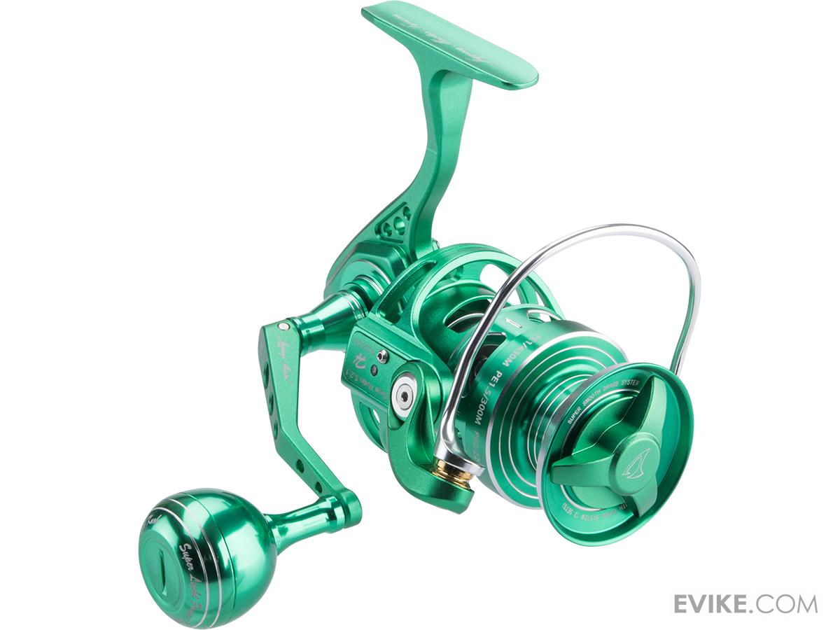 Jigging Master Super Star Spinning Reel (Color: Green - Silver / 3000H ...