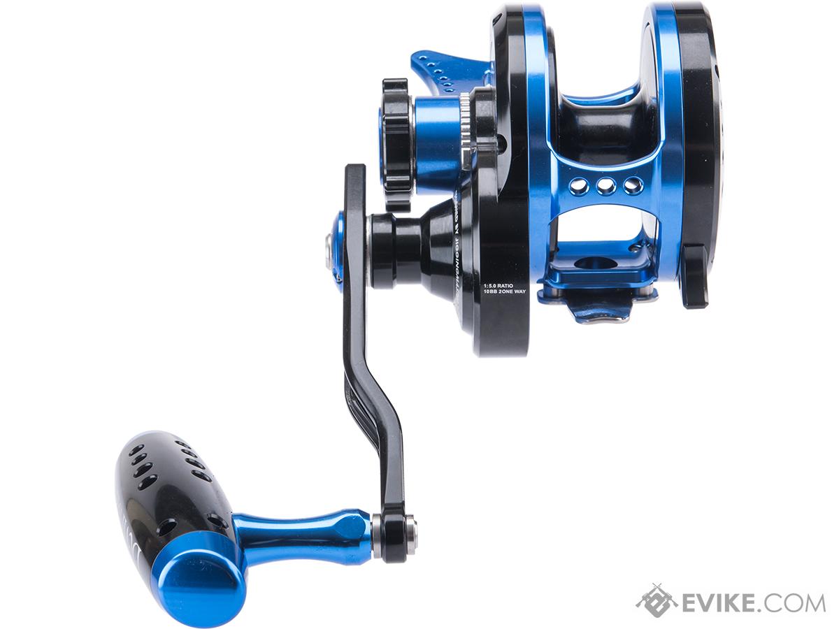 Jigging Master Wiki Devil Star Twin-Drag Fishing Reel (Model: 3000H / Black-Blue / Right Hand ...