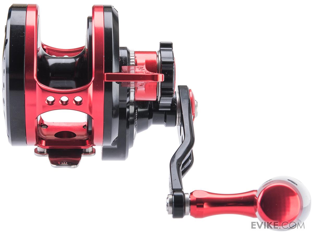 Jigging Master Wiki Devil Star Twin-Drag Fishing Reel (Model: 3000H / Black-Red / Right Hand ...