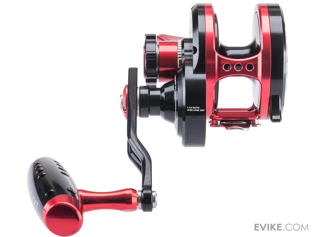 Jigging Master Wiki Devil Star Twin-Drag Fishing Reel (Model: 3000H / Black-Red / Right Hand ...