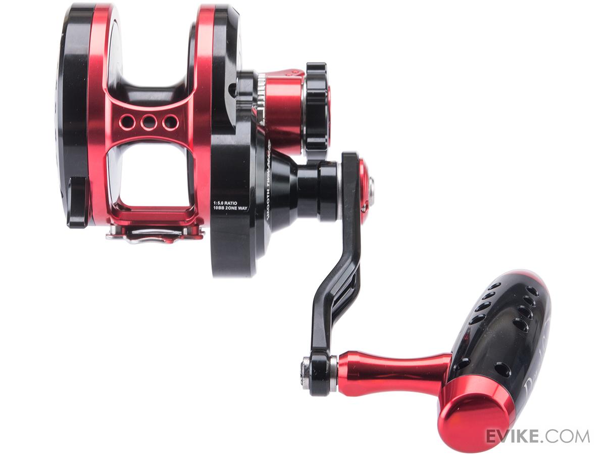 Jigging Master Wiki Devil Star Twin-Drag Fishing Reel (Model: 3000H / Black-Red / Left Hand ...