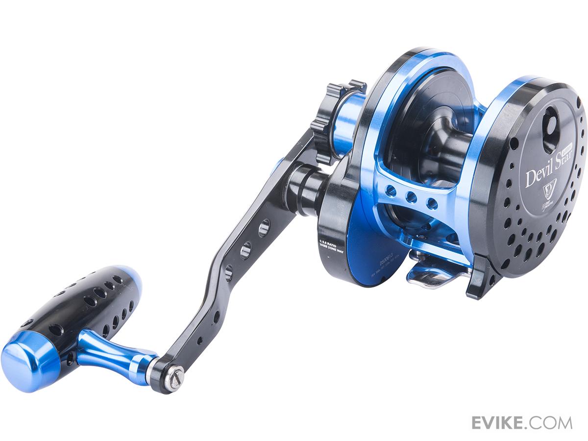 Jigging Master Wiki Devil Star Twin-Drag Fishing Reel (Model: 4000H / Black-Blue / Right Hand ...