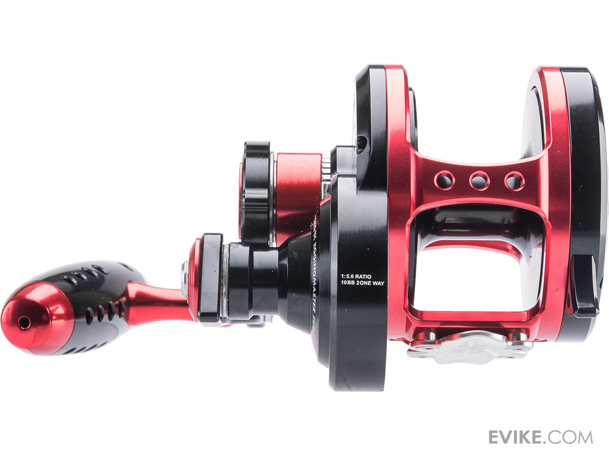 Jigging Master Wiki Devil Star Twin-Drag Fishing Reel (Model: 4000H / Black-Red / Right Hand ...