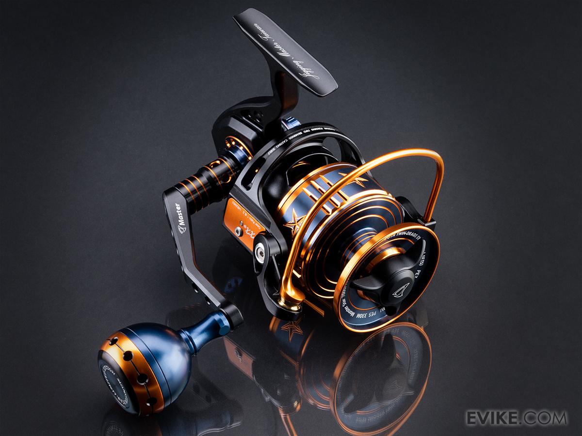 Jigging Master Monster Star Spinning Fishing Reel (Color: Black-Blue ...