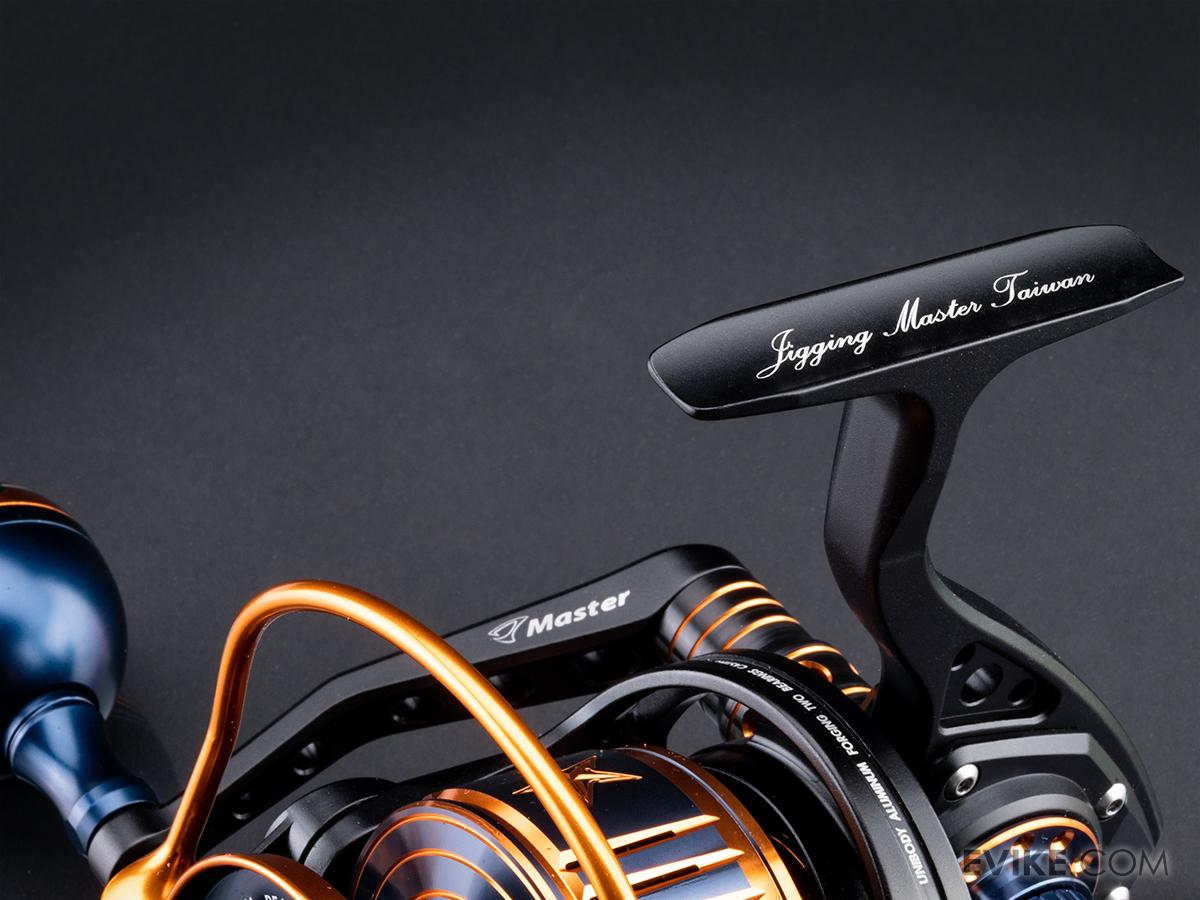 Jigging Master Monster Star Spinning Fishing Reel (Color: Black-Blue ...