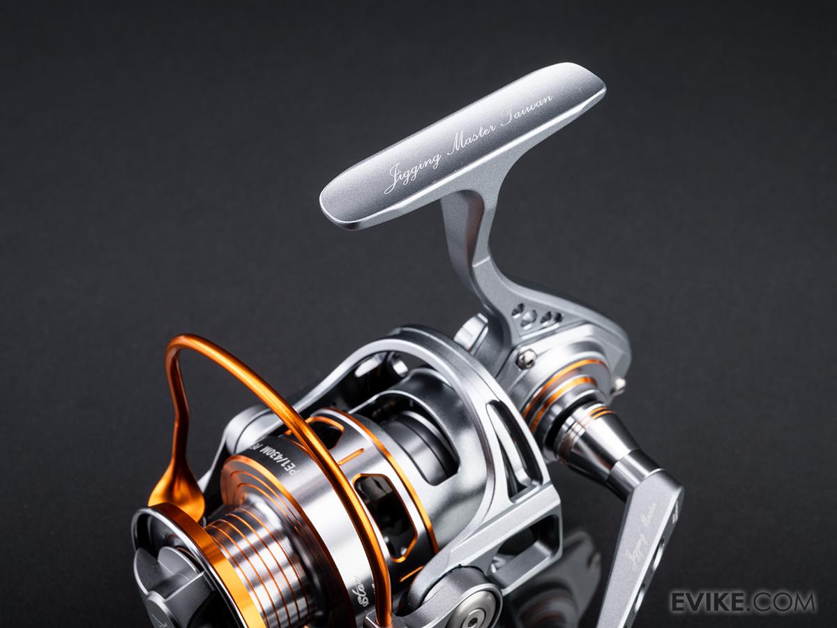Jigging Master Super Star Spinning Reel (Color: Titanium - Gold ...