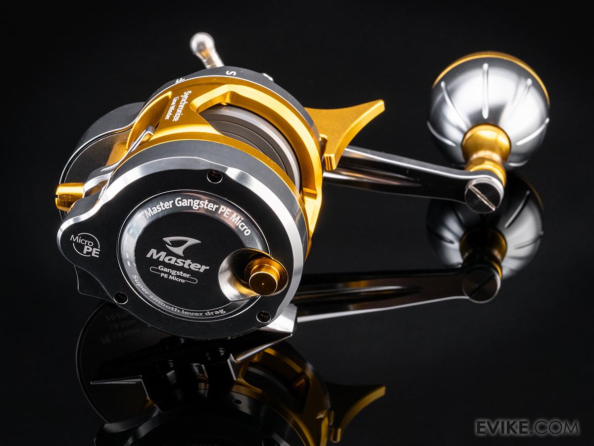 Jigging Master Gangster PE Micro Fishing Reel (Color: Titanium-Gold ...