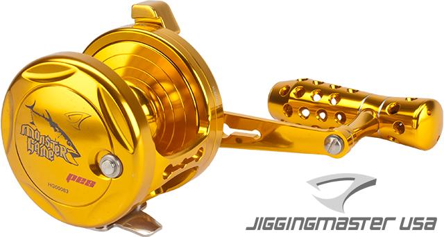 Jigging Master Monster Game High Speed Fishing Reel - Gold (Size: PE8 ...