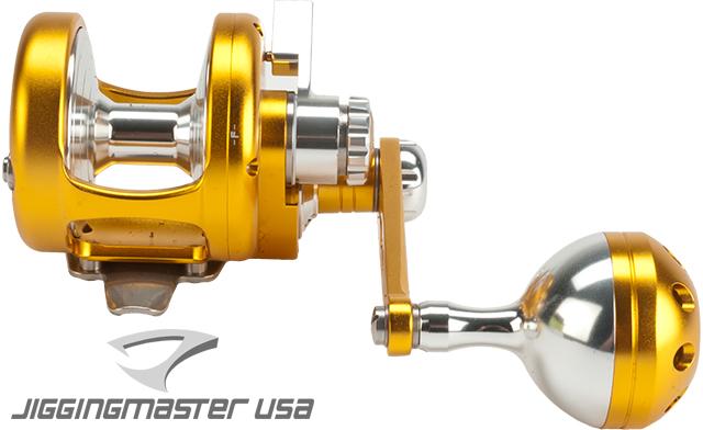 Jigging Master Ocean Devil Fishing Reel - Gold / Silver (Size: PE4 ...