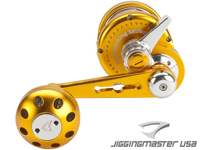 Jigging Master Ocean Devil Fishing Reel - Gold / Silver (Size: PE4 ...