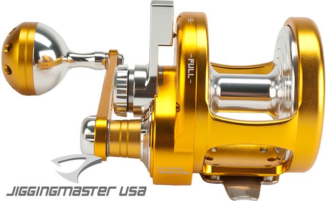 Jigging Master Ocean Devil Fishing Reel - Gold / Silver (Size: PE8 ...