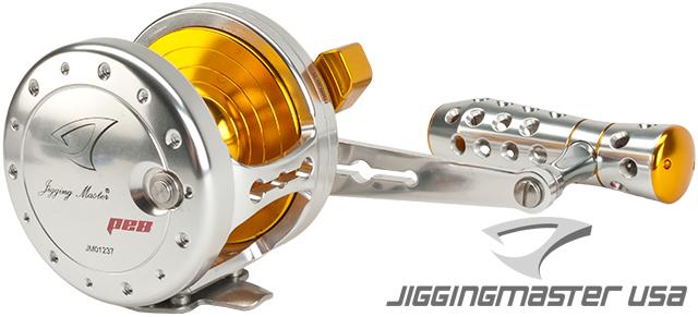 Jigging Master Power Spell Fishing Reel (Color: Silver-Gold / PE8 ...