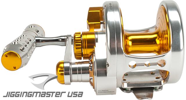 Jigging Master Power Spell Fishing Reel (Color: Silver-Gold / PE8 ...