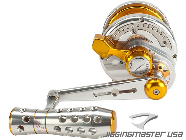 Jigging Master Power Spell Fishing Reel (Color: Silver-Gold / PE8 ...