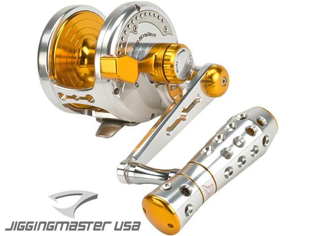 Jigging Master Power Spell Fishing Reel (Color: Silver-Gold / PE8 ...