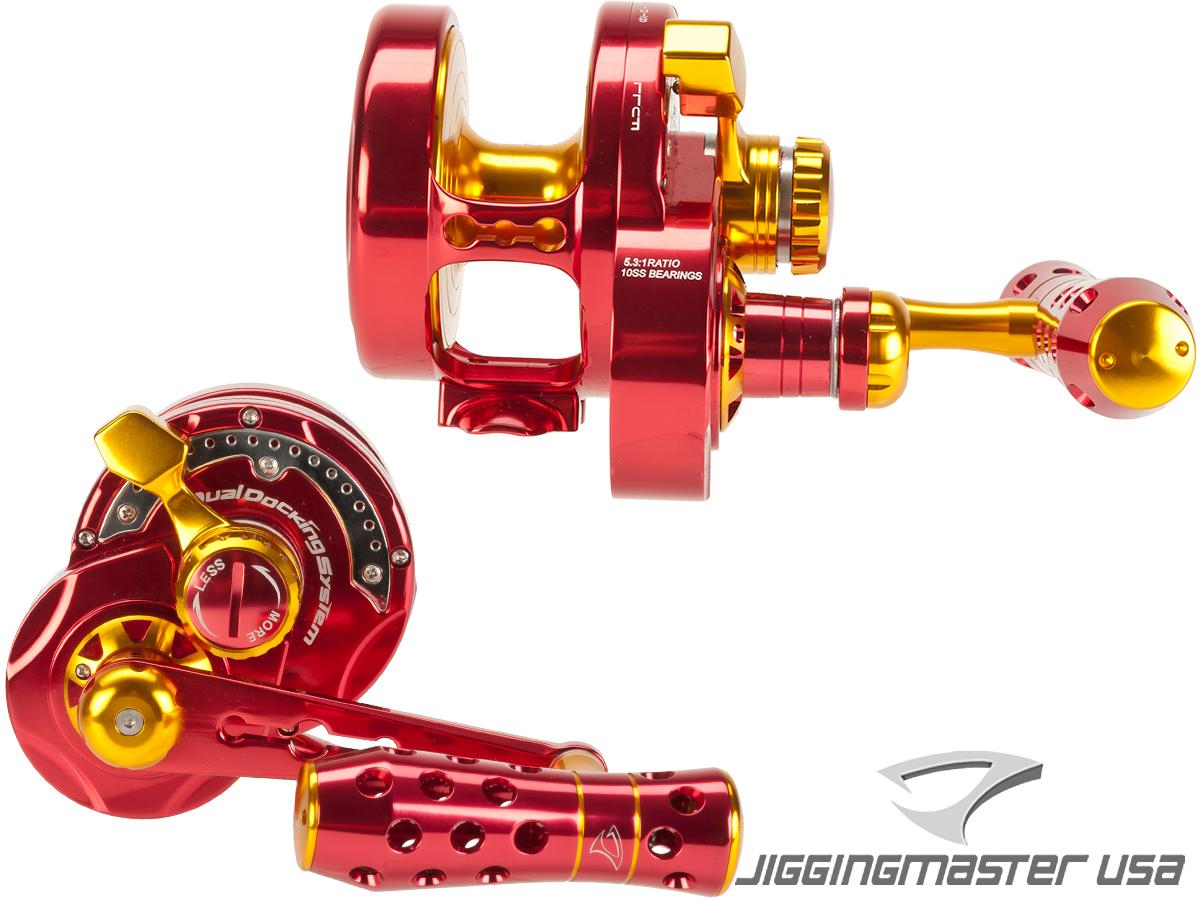 Jigging Master Monster Game High Speed Fishing Reel (Color: Red-Gold ...