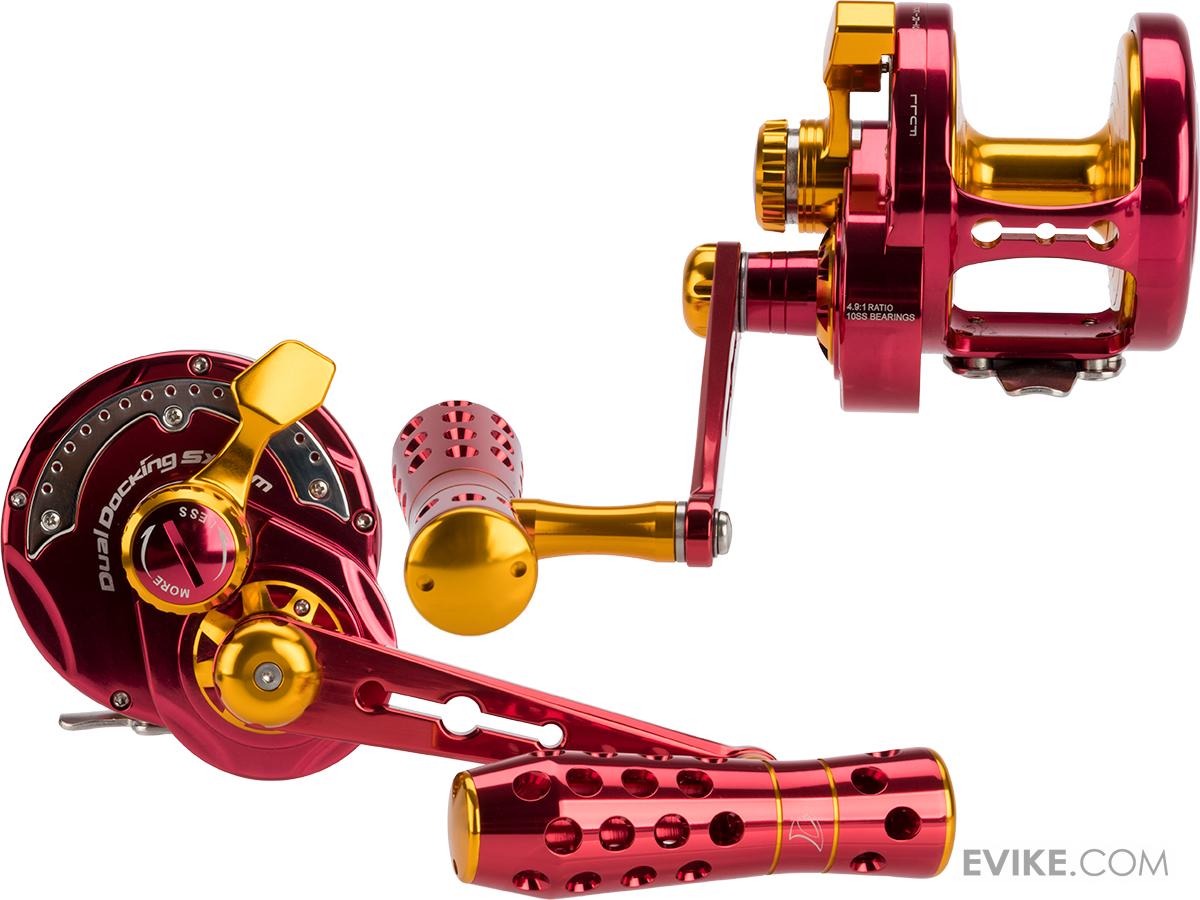 Jigging Master Monster Game High Speed Fishing Reel (Color: Red-Gold ...