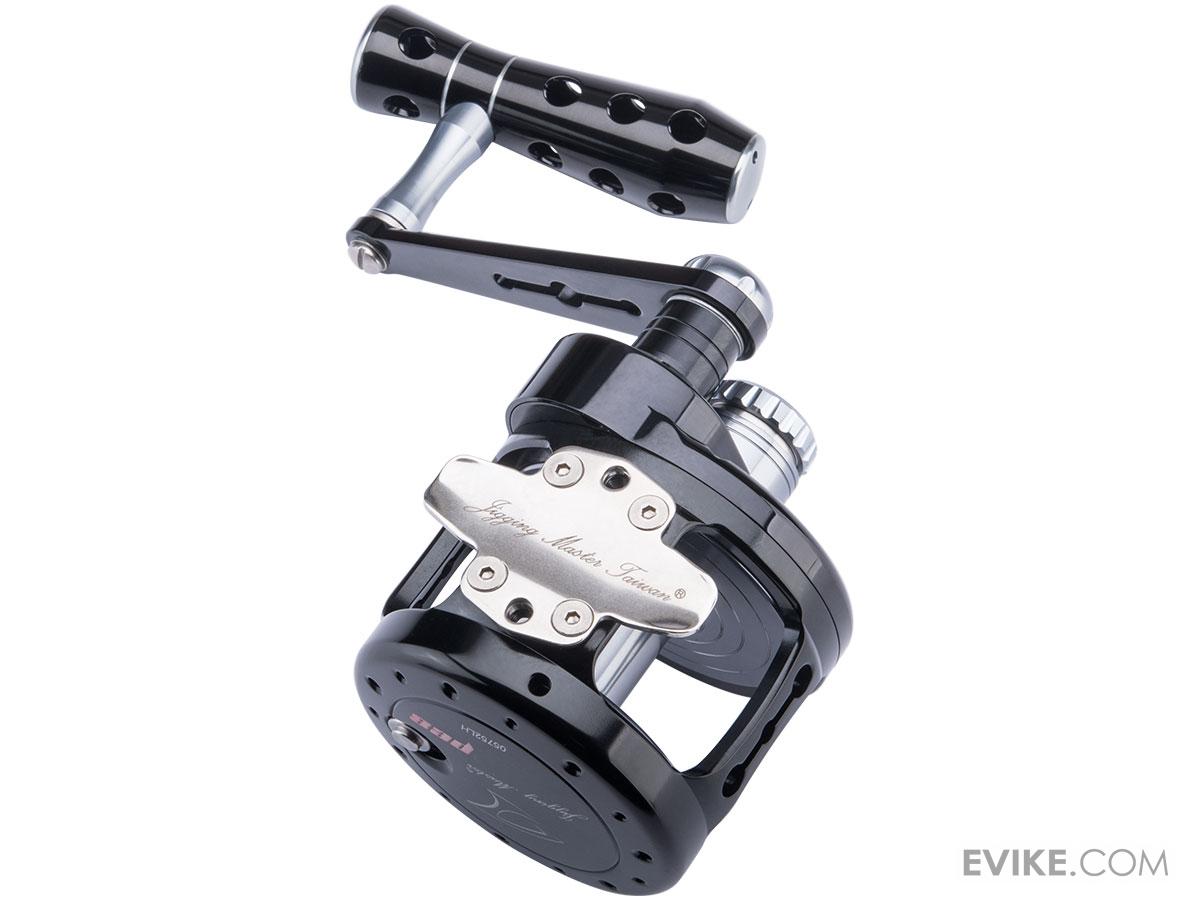 Jigging Master Power Spell Fishing Reel (Color: Black-Grey / PE8 / Left ...